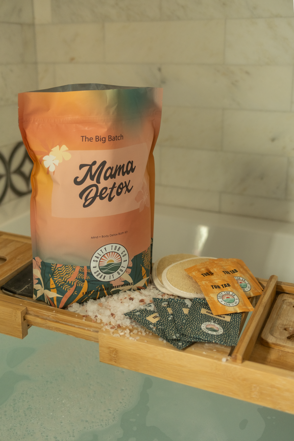 Mama Detox Big Batch Bath Kit for Relaxation | Salty Tub Co - SaltyTubCo